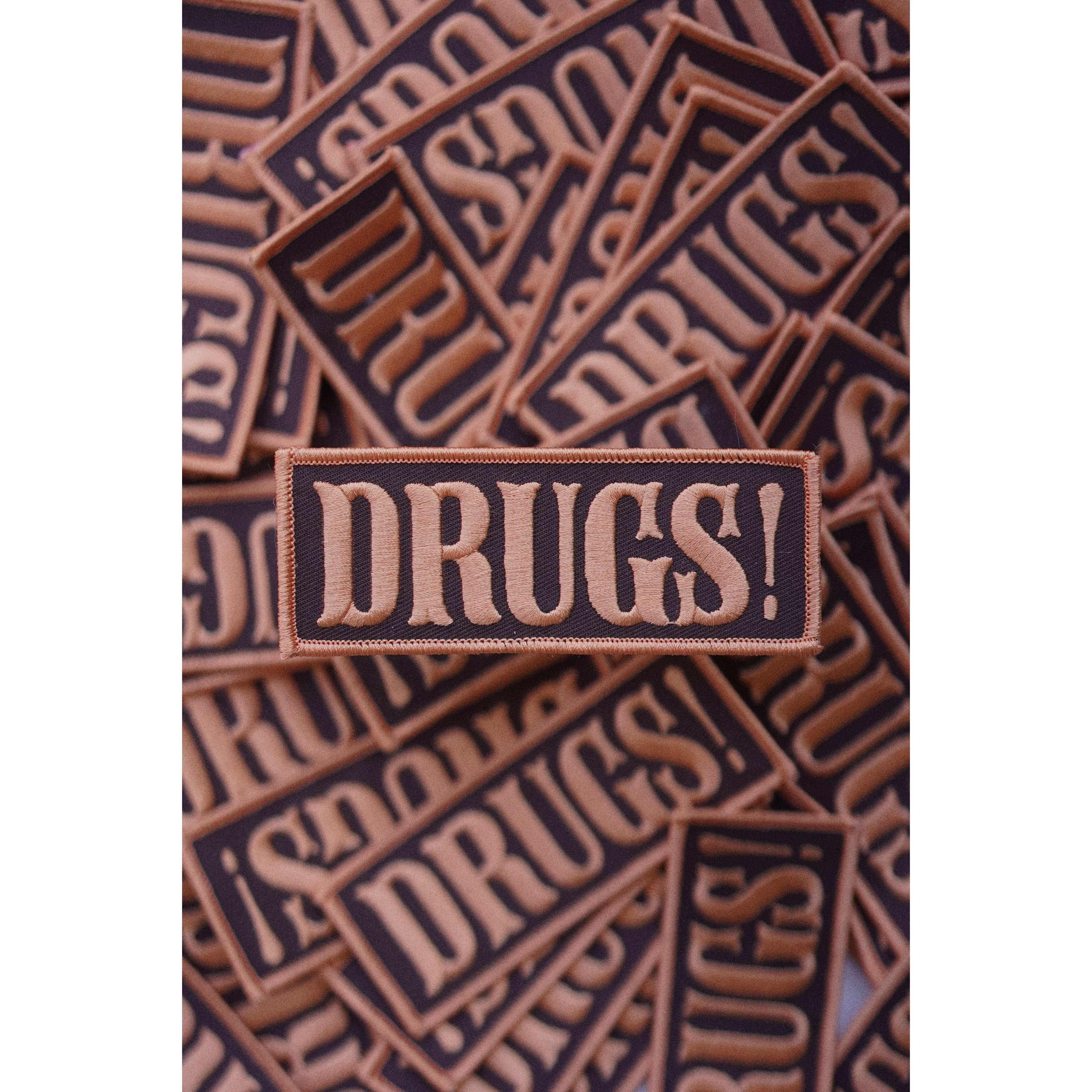 ‘DRUGS!’ Patch – Real Fun, Wow!