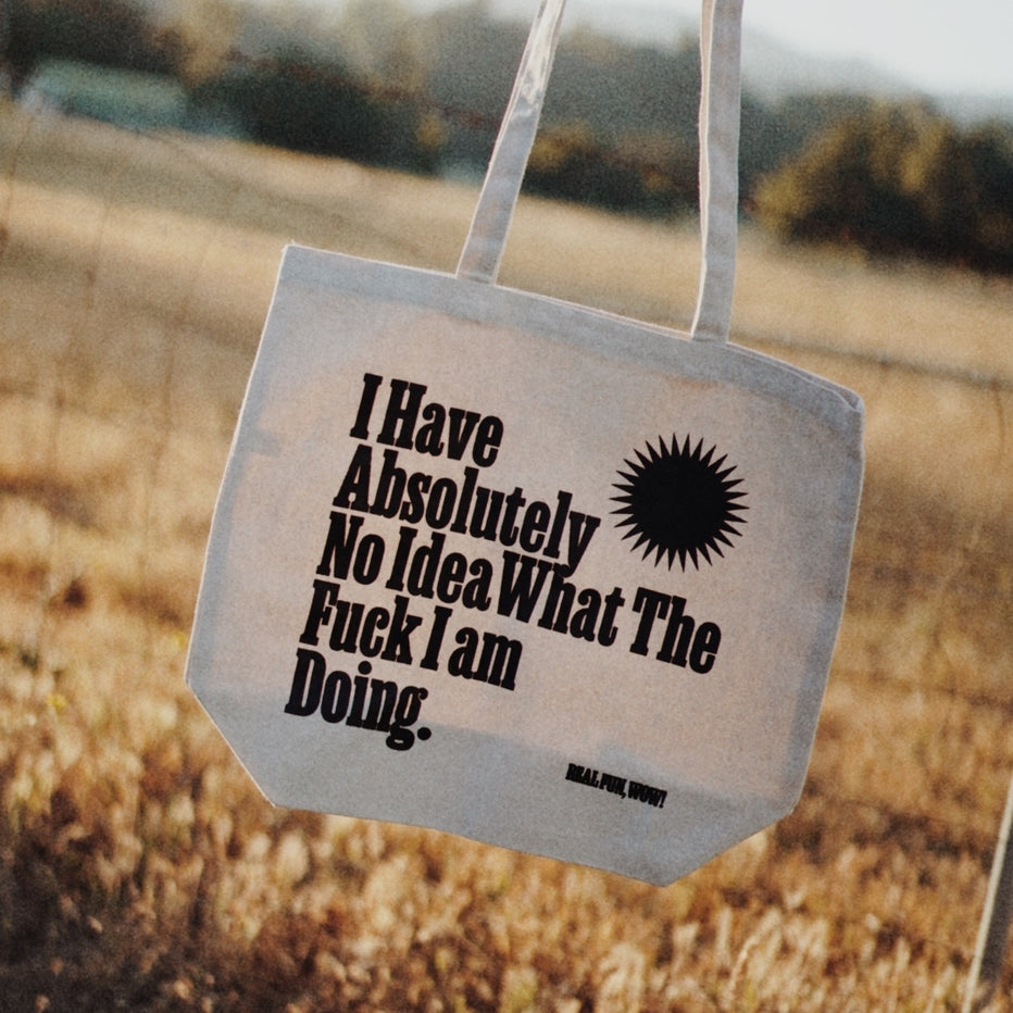 'No Idea’ Tote Bag – Real Fun, Wow!